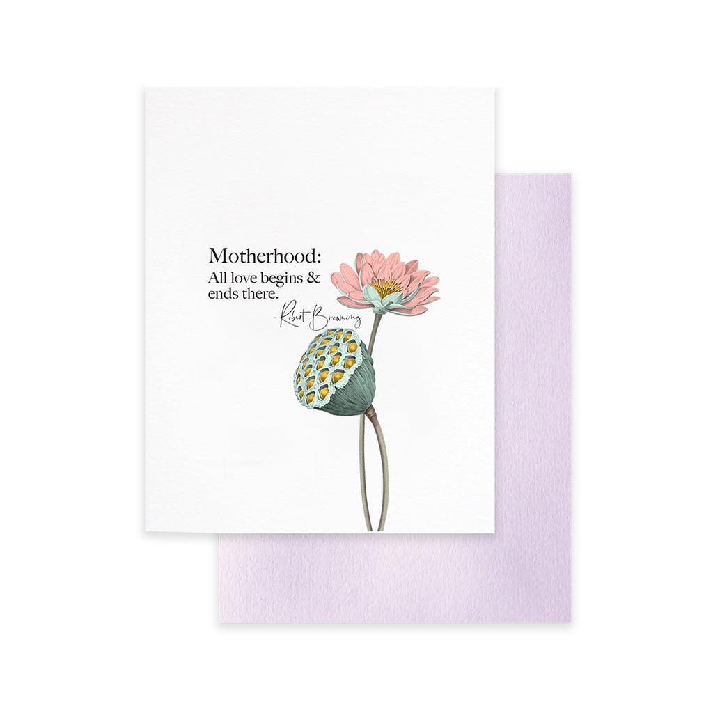 Motherhood Card – Silver Lotus Winnipeg